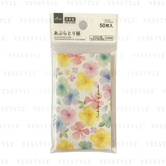 DAISO - Oil Blotting Paper Large Pop Up Flower | YesStyle