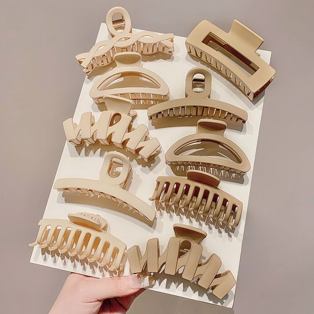 Miss Floral - Set of 2: Plain Hair Clamp | YesStyle