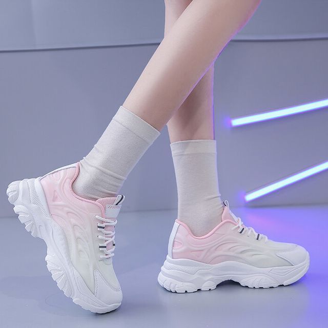 Shoes Galore - Gradient Platform Sneakers | YesStyle