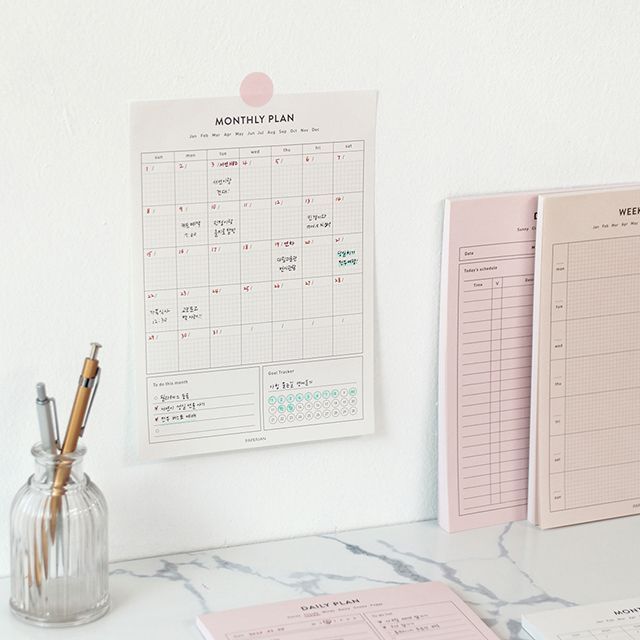 iswas - Paperian Series A5 Schedule Note Pad - (M) | YesStyle