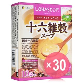 Buy FINE JAPAN - Lohasoup Japanese 16 Grains Soup (x30) (Bulk Box) in Bulk ...
