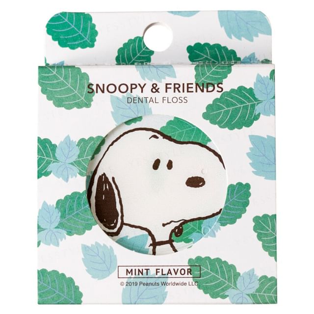 Fine - Peanuts Snoopy & Friends Dental Floss Mint | YesStyle