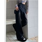 Wisjam - High Waist Washed Wide Leg Jeans | YesStyle