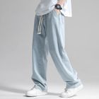Lingaris - Drawstring Waist Washed Loose Fit Jeans | YesStyle