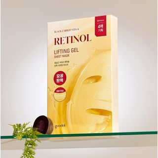 Buy Goodal - Black Carrot Vita-A Retinol Lifting Gel Sheet Mask Set in ...