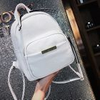 BeiBaoBao - Faux Leather Piping Metal Accent Backpack | YesStyle
