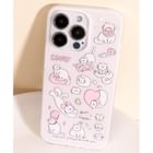 Just In Case - Frosted Lettering Cat Phone Case / Cat Print Phone Stand ...