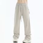 INStudio - Couple Matching Drawstring Waist Plain Loose Fit Pants ...