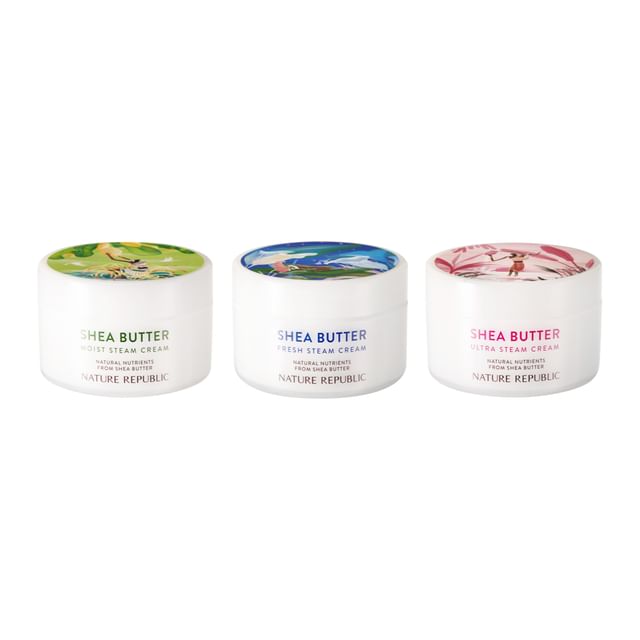 NATURE REPUBLIC - Shea Butter Steam Cream - 3 Types | YesStyle