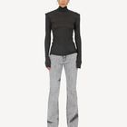 LIPHOP - Mock-Neck Sharp-Shoulder Top | YesStyle