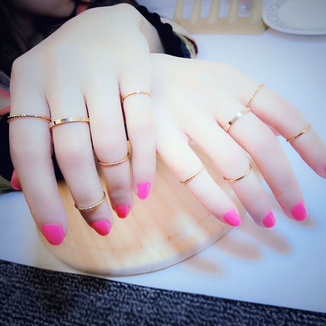 Ticoo - Set of 10: Rings | YesStyle