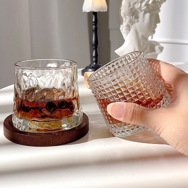 Fun House - Textured Whisky Glass (various designs) | YesStyle