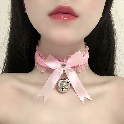 Wild Cat Lace Bow Choker YesStyle