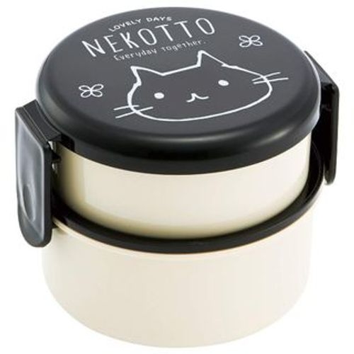 Skater - Nekotto Round Lunch Box 500ml (with Fork) | YesStyle
