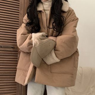 Smiler - Fleece-Lined Jacket | YesStyle