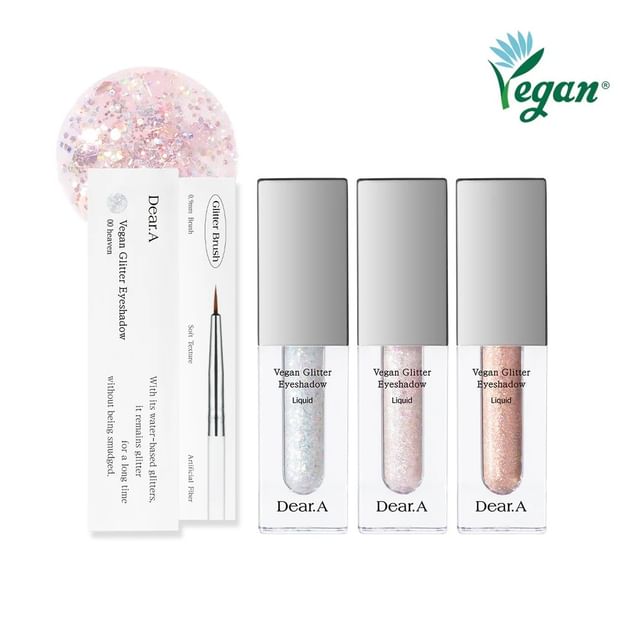 Dear.A - Vegan Glitter Eyeshadow - 3 Colors | YesStyle