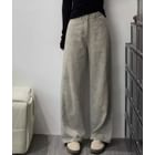 Wisjam - High Waist Washed Wide Leg Jeans | YesStyle
