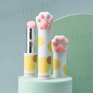 Buy CATISS - Tortoiseshell Cat Paw Lip Balm Berry Flavor & Natural Pink ...