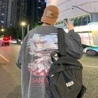 POSI - Crew Neck Lettering Print Sweatshirt | YesStyle