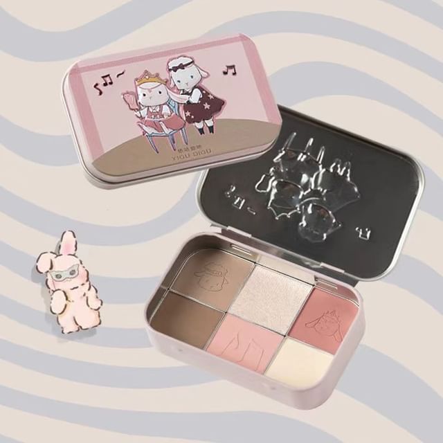 YIGU DIGU - Travel Series Metal Box Eyeshadow Palette #03 | YesStyle
