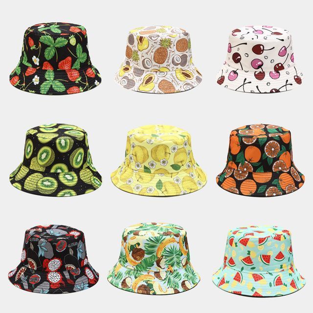 KOKOBOLA - Reversible Fruit Print Bucket Hat | YesStyle
