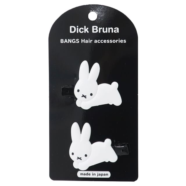 Alpha Collection - Miffy Bangs Hair Clip (Set of 2) | YesStyle