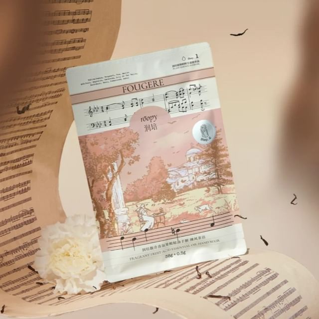 roopy - Floral Fragrant Fruit Acid Essential Oil Hand Mask - Teabreak ...