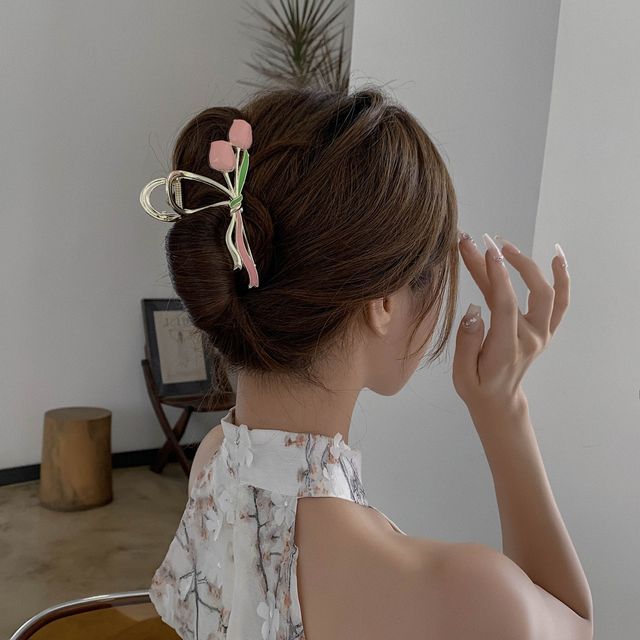 Koliken - Tulip Alloy Hair Clamp | YesStyle