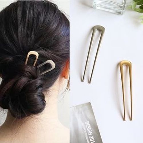 Hush Hush - Brushed Metal Hair Stick | YesStyle