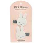 SHOBIDO - Miffy Flocky Hair Clip (Set of 2) (IVORY) | YesStyle
