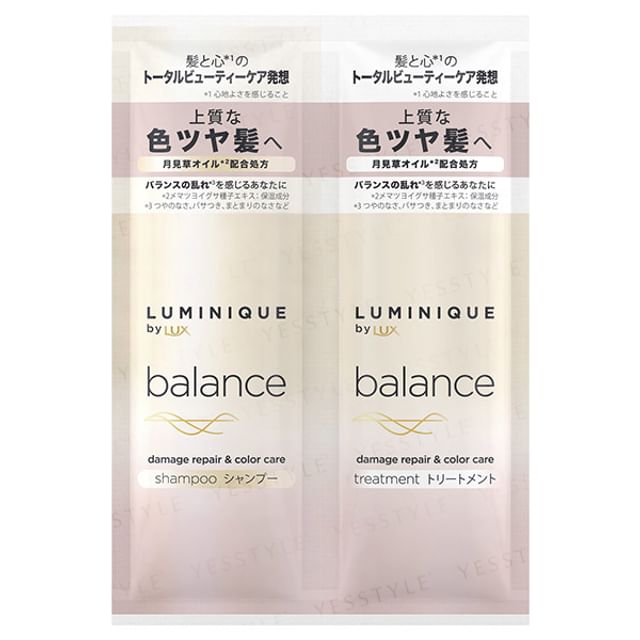 Lux Japan - Luminique Balance Damage Repair & Color Care Shampoo ...