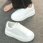 Novice - Lettering Lace-Up Platform Sneakers | YesStyle