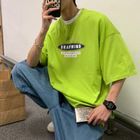 POSI - Short-Sleeve Lettering Print T-Shirt | YesStyle