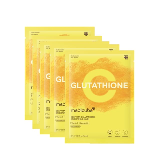 medicube - Deep Vita C Glutathione Brightening Mask Bundle Set | YesStyle