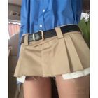 Flotto - Pleated Mini A-Line Skirt | YesStyle