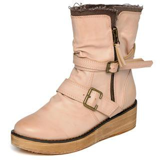 yeswalker - Belted Platform Boots | YesStyle