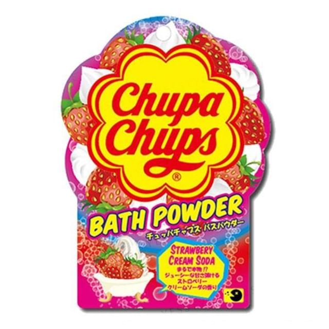 Kiyou Jochugiku - Chupa Chaps Bath Powder Strawberry Cream Soda | YesStyle