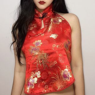 Beamicon - Open-Back Qipao Lingerie Top | YesStyle