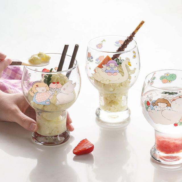 Lilac Petal - Animal Drinking Glass / Set | YesStyle