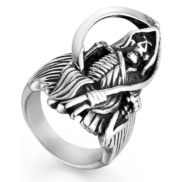 Sigil - Stainless Steel Grim Reaper Ring | YesStyle