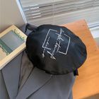 TESS - Lettering Faux Leather Beret | YesStyle