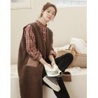 GOROKE - Open-Front Long Dumble Vest | YesStyle