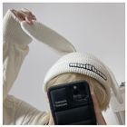 FROME - Rabbit Ear Lettering Knit Beanie | YesStyle