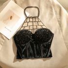 Eranellah - Sequin Chain Strap Halter Top | YesStyle