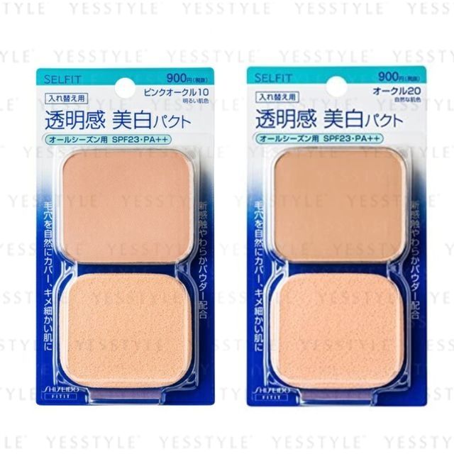 Shiseido - Selfit Pure White Foundation Refill SPF 23 PA++ 13g - 4 ...