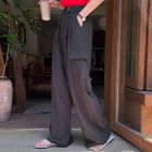 DEEPNY - Stopper-Waist Wide Cargo Pants | YesStyle