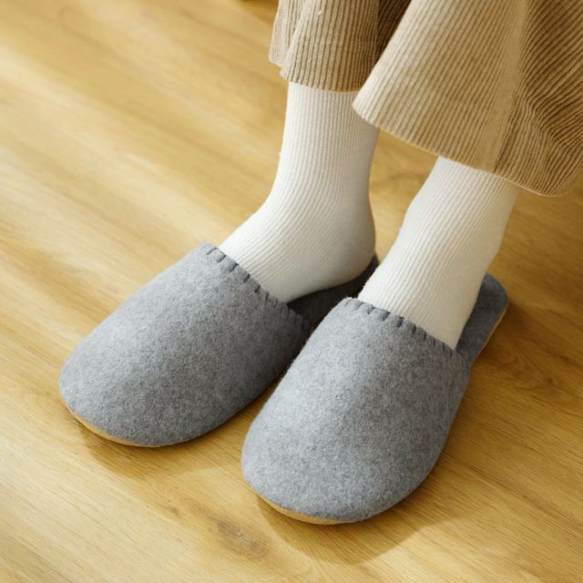 3COINS - Stitched Slippers | YesStyle