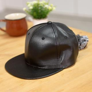 59 Seconds - Faux Leather Baseball Cap | YesStyle