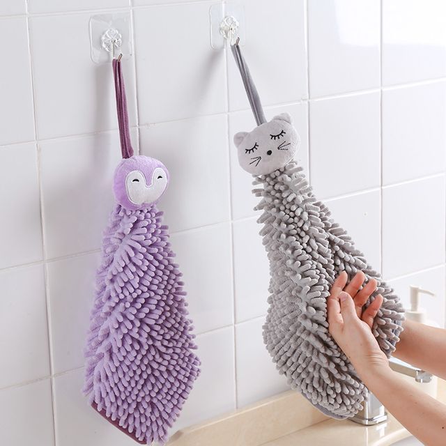 SunShine - Animal Chenille Hand Towel (various designs) | YesStyle