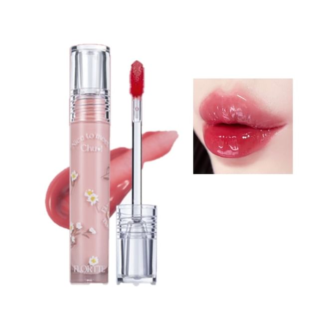 FLORTTE - Glossy Lip Tint - 4 Colors (N01-04) | YesStyle